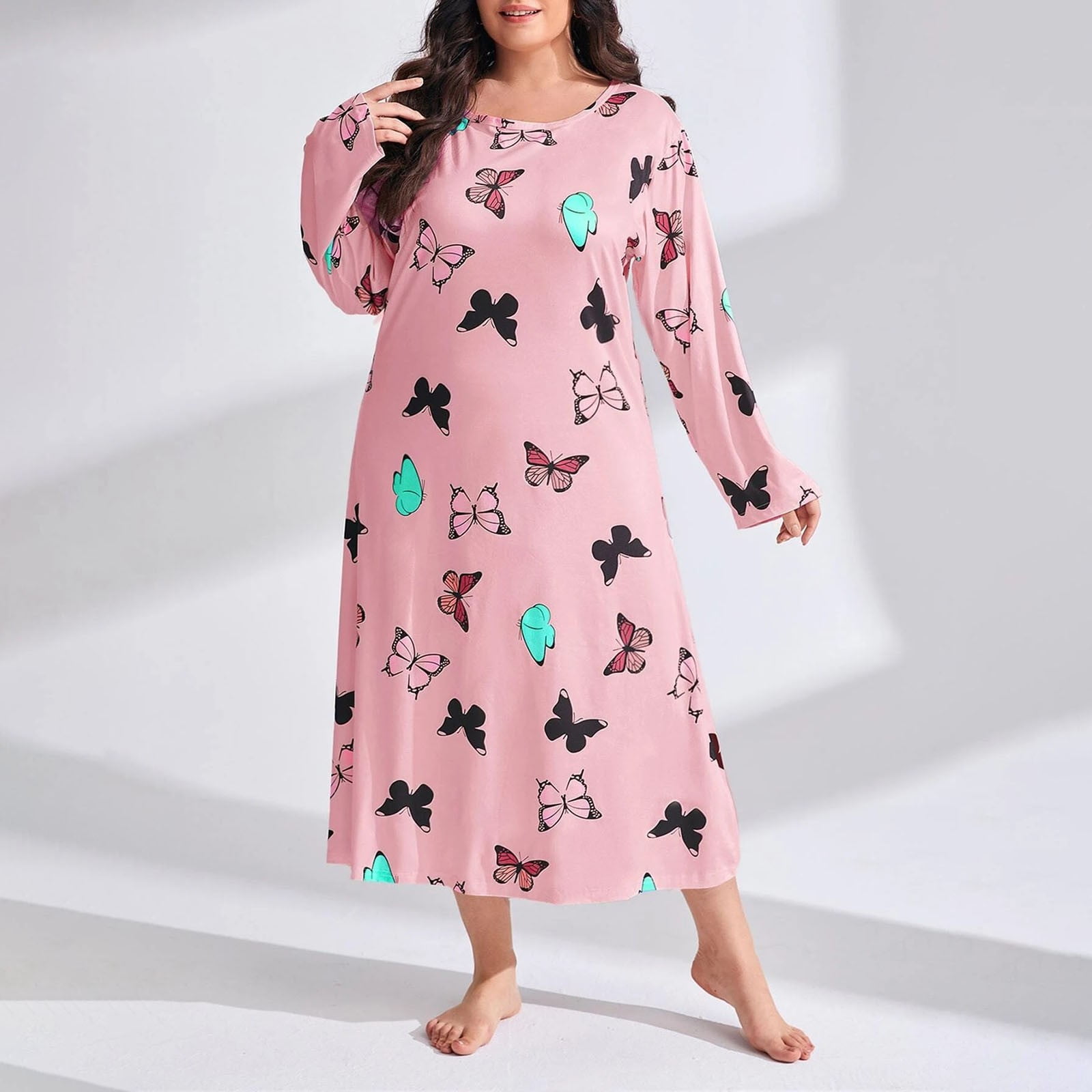 Click here for Endives Nightgowns For Women Womens Large Loose Lo... prices