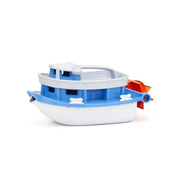 Green Toys: My First Tugboat - Blue Top - Floating Bathtime Toy ...