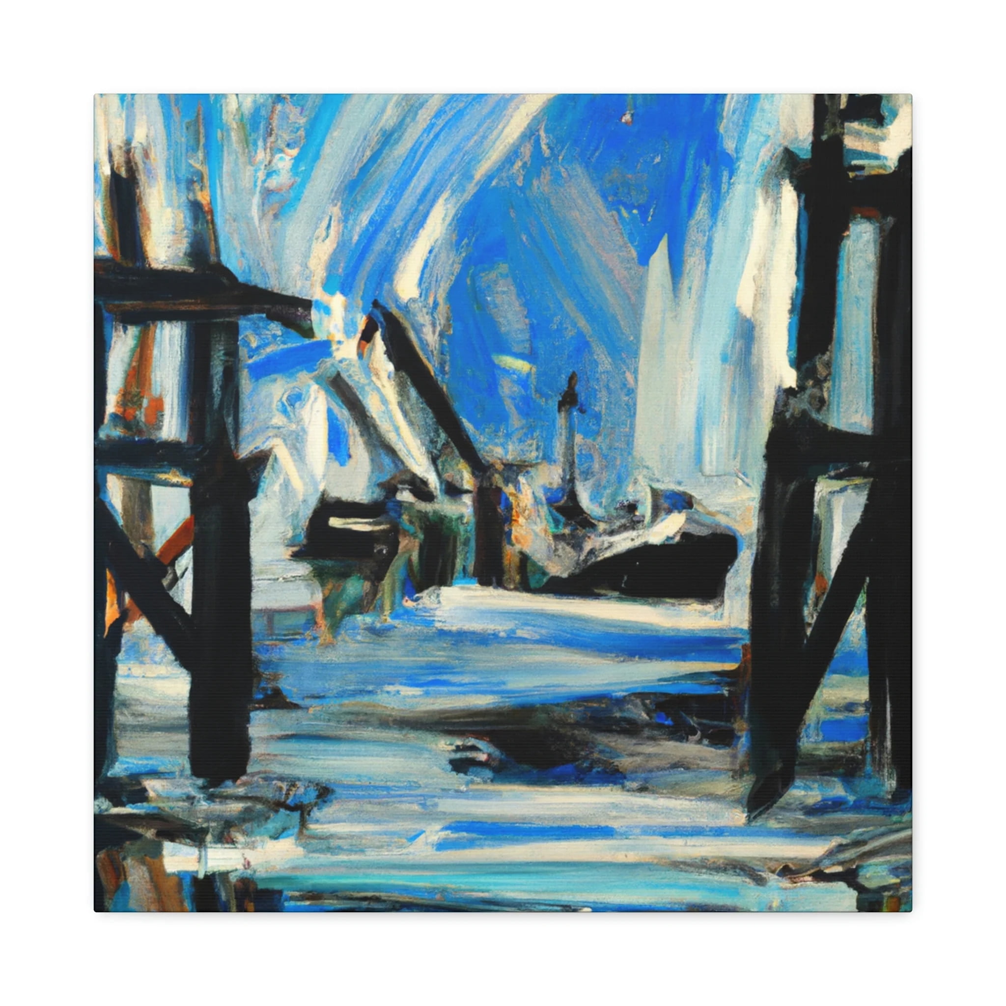 Pier of Expressionism - Canvas - Walmart.com
