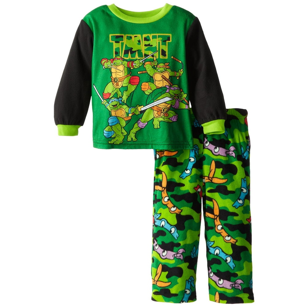 Teenage Mutant Ninja Turtles - Little Boys' Cozy Fleece Pajama Set 2T ...