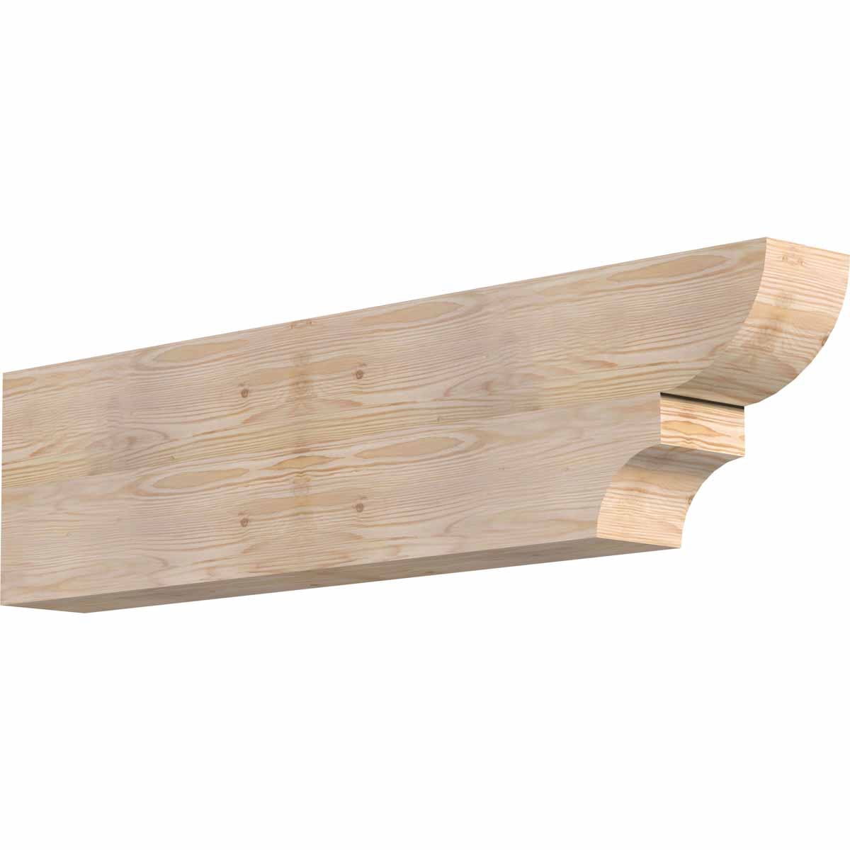 5 1/2"W x 12"H x 48"L Ridgewood Smooth Rafter Tail, Douglas Fir ...