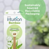 3 PACK- Schick Intuition Bamboo Disposable Razors for Women, 3ct ...