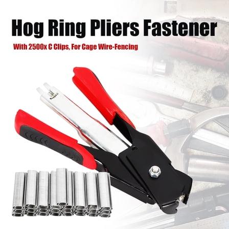 J-Clip Pliers + 2 LBS J-Clips - Forged Steel Cage & Coop Repair Tool ...