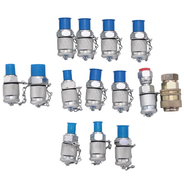 14Pcs Hydraulic Pressure Test Point Testing Coupling Adapter Set for ...