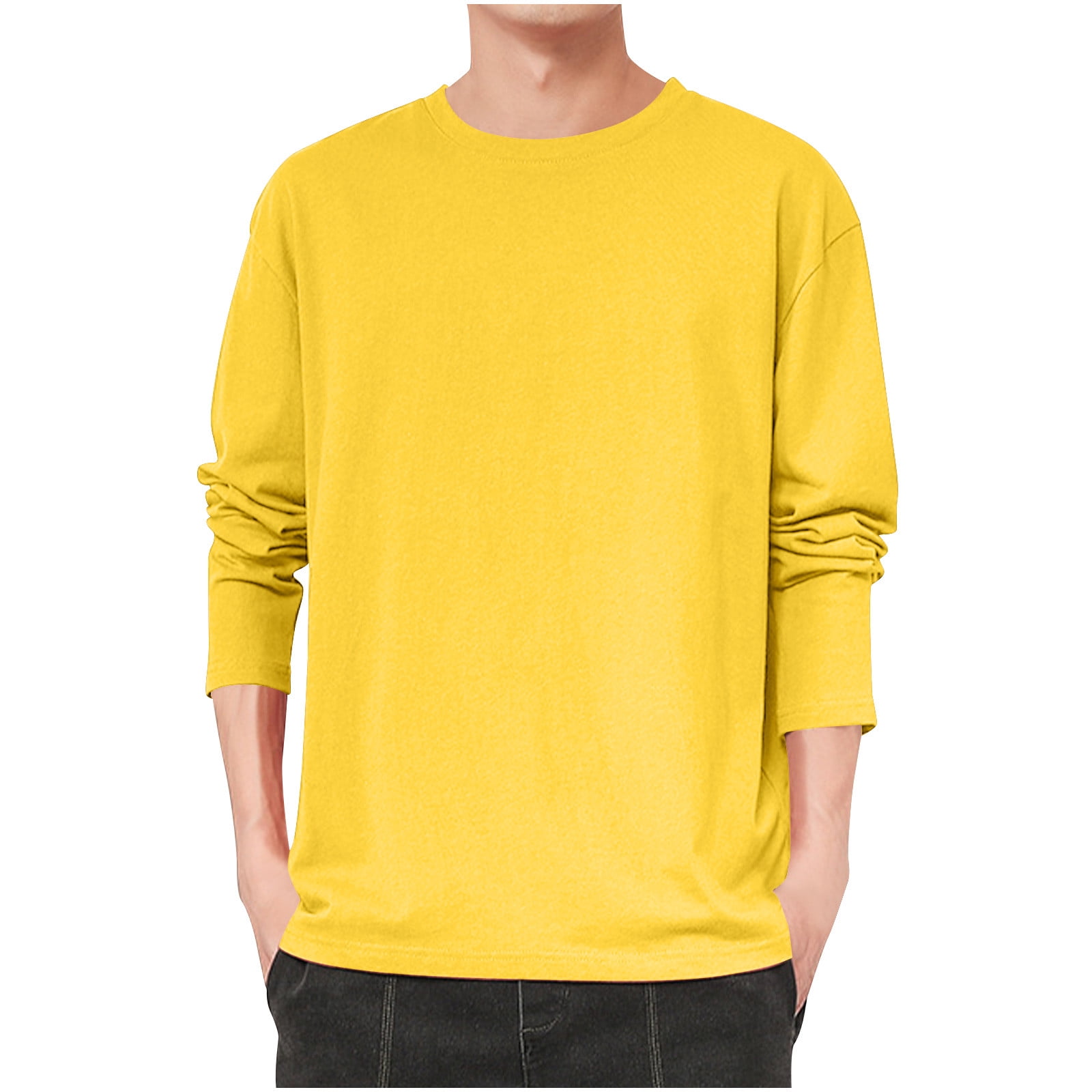 Click here for Zbxnli Mens Long Sleeve Tee Shirts Plain Classic T... prices