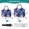 ALAZA Dachshund Dog Space Print Cooler Lunch Bag Insulated Reusable ...