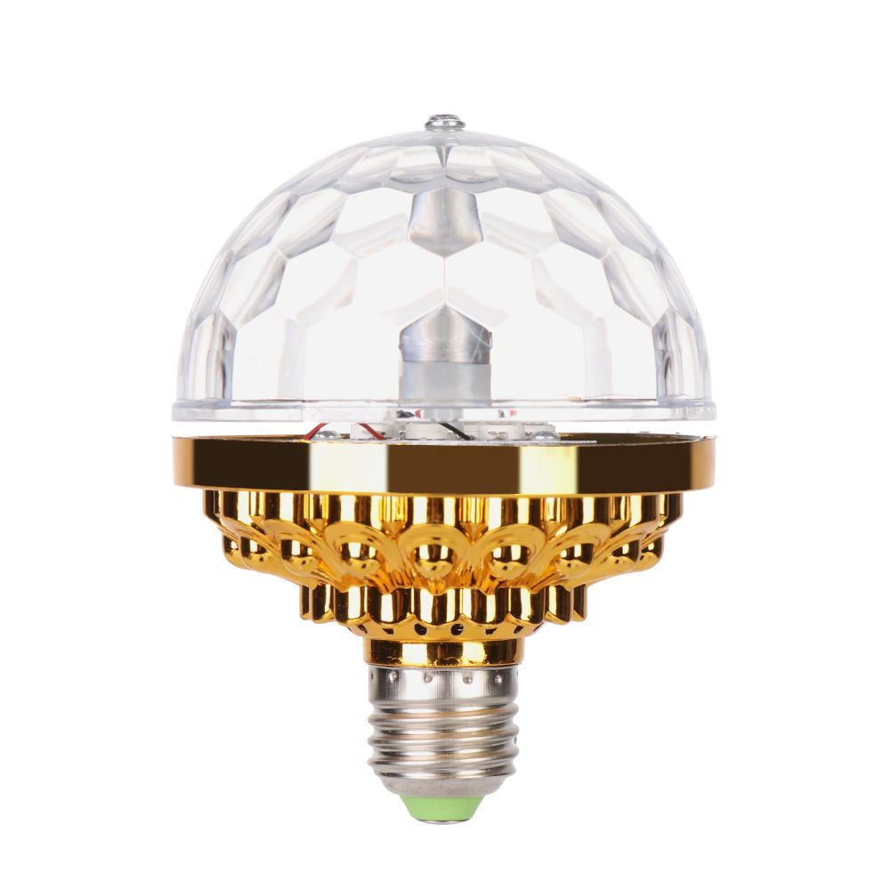 Colorful E27 Disco Home Party Bulb RGB Rotating LED Magic Crystal Ball ...