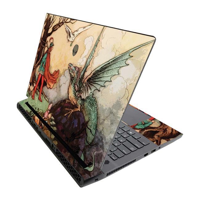 MightySkins ALWM17R320-Tale Of A Dragon Skin for Alienware M17 R3 2020 ...