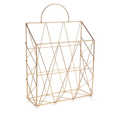 Braveheart Wall Mounted Rack Metal Wire Magazine Newspaper Letter ...