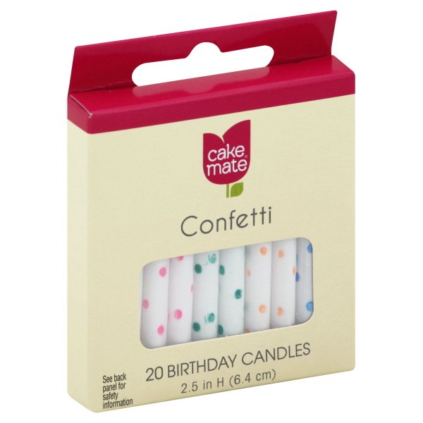 Signature Brands Cake Mate Candles, 20 ea - Walmart.com - Walmart.com