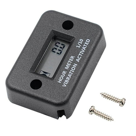 Unatoiry Vibration Hour Meter Waterproof Wireless Digital Timer High ...