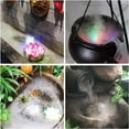 USB 4 LED Ultrasonic Mist Maker with Splash Guard, Indoor Fountain ...