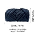 Icelandic Thick Soft Strip Yarn with Metallic Shine, DIY Crochet Bag ...