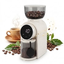Electric Coffee Grinder LHKLUK, 25 Grind Settings, Timer & Cup Dual ...