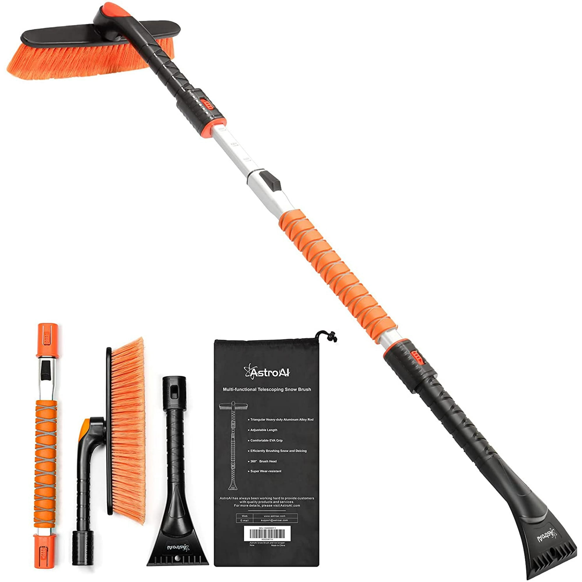 Click here for Astroai 47.2 Ice Scraper And Extendable Snow Brush... prices