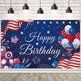 Happy Birthday Backdrop 4th of July Veterans Memorial Day Background ...