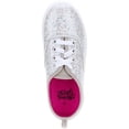 Faded Glory Sparkle Lace-Up Shoes - Stylish Glitter Sneakers - Walmart.com