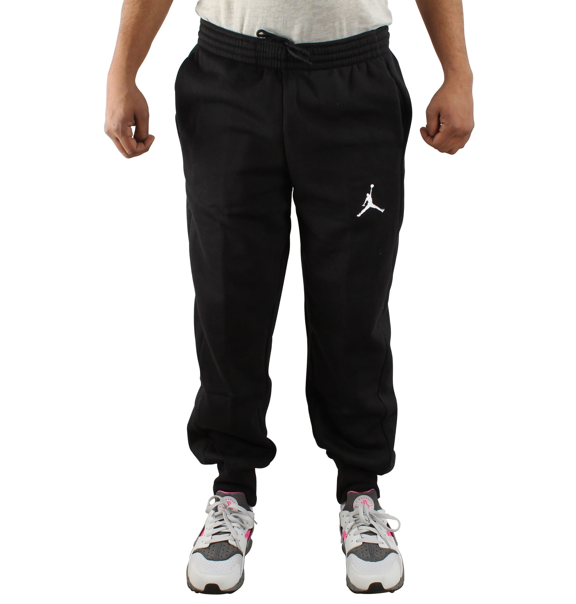 Jordan Jumpman Flight Men's Sportswear Casual Pants Black/White 823071 ...