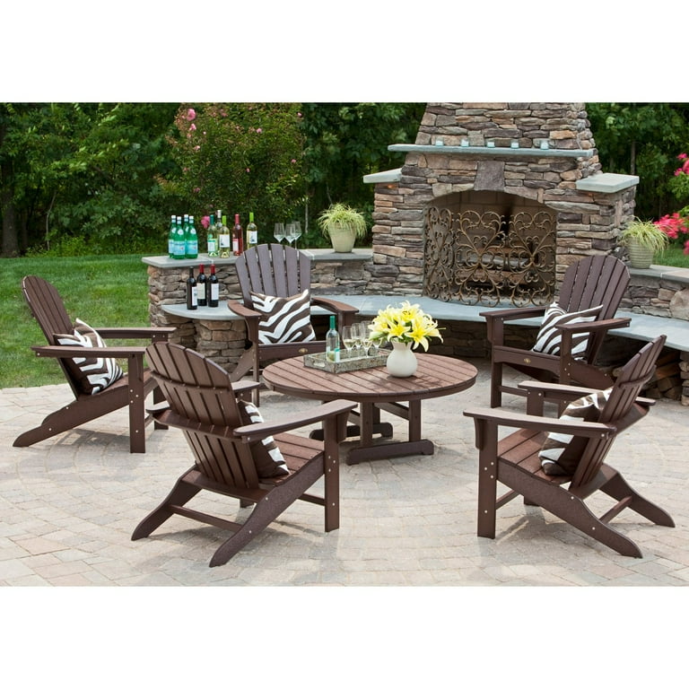 Trex Outdoors Yacht Club Shellback Outdoor Adirondack Chair in Sand Castle Walmart
