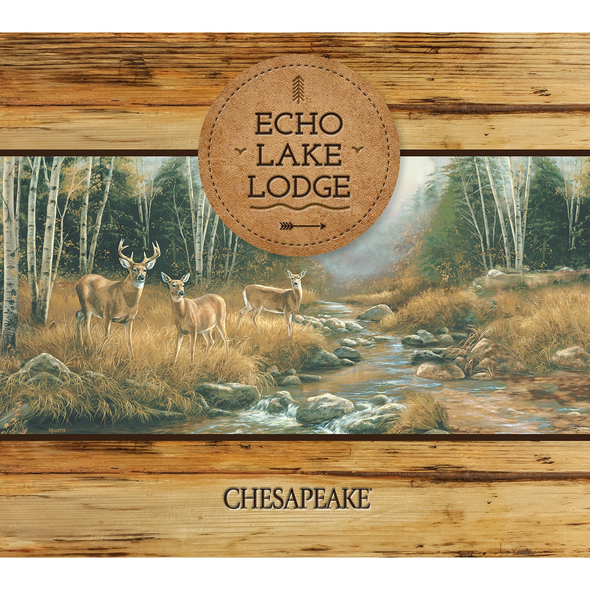 Whitetail Deer Wallpaper Border