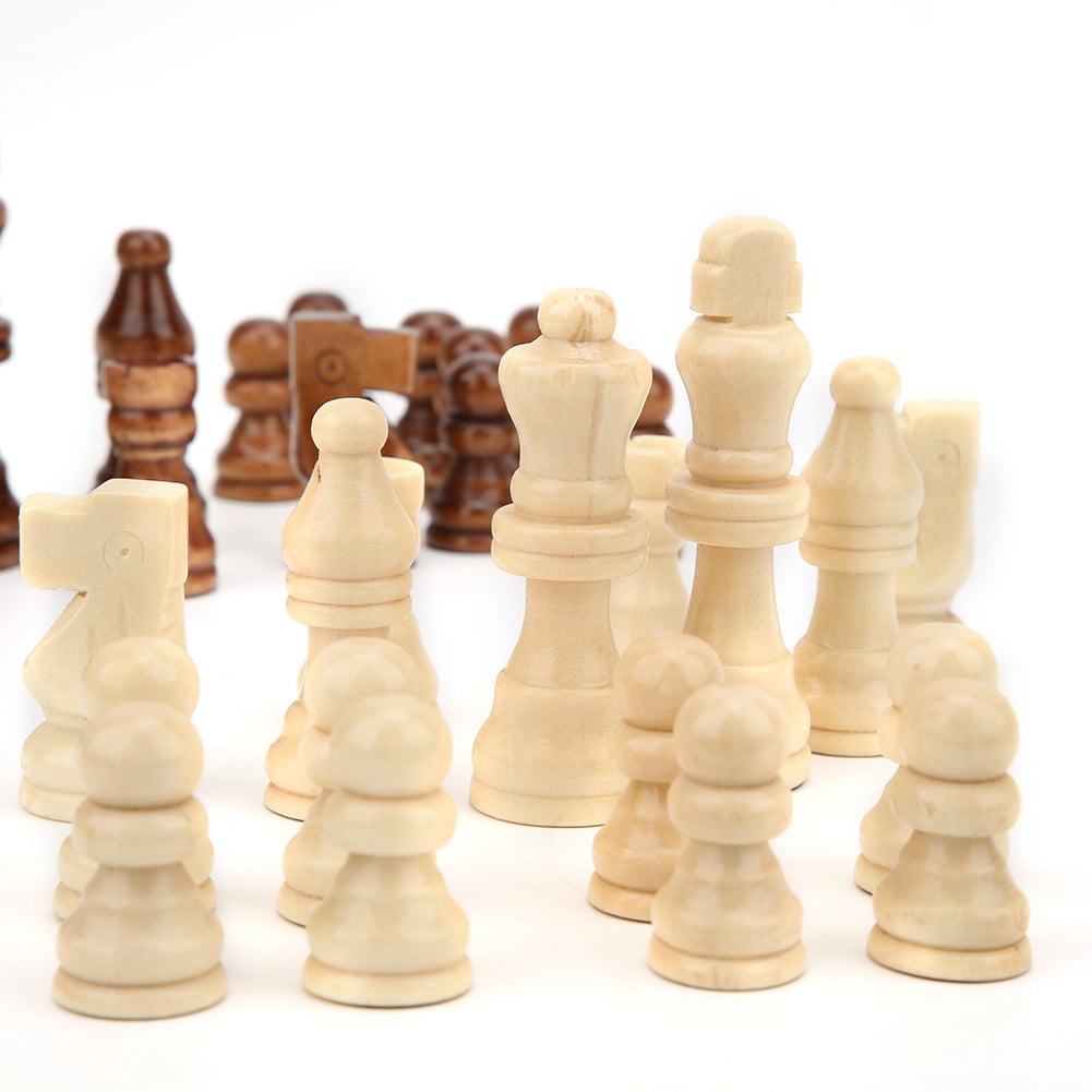 Click here for Lafgur Wooden Chess Pieces Casual Toy Intellectual... prices