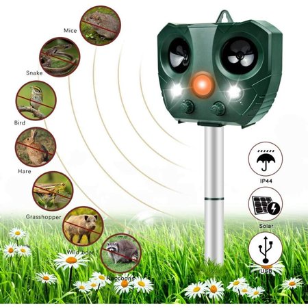 Ultrasonic Cat Repeller, Outdoor Cat Repeller - Solar Powered ...