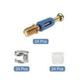 Uxcell 3 in 1 Furniture Connecting, 32mm Cam Lock Fasteners with Dowel ...