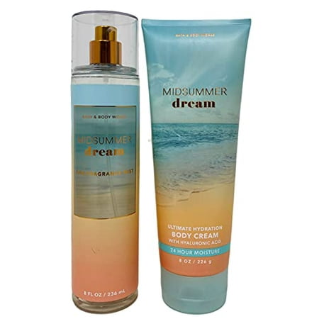 White Barn BBW Bath and Body Works MIDSUMMER DREAM Duo - Fine Fragrance ...