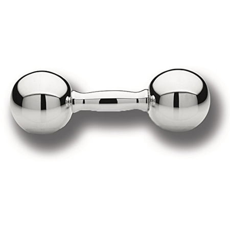 Cunill 4.5-Ounce Plain Baby Rattle, 3.5-Inch, Sterling Silver | Walmart ...