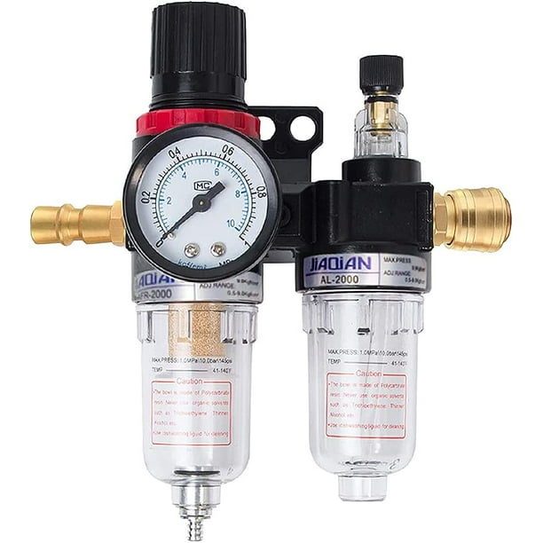 1/4 Filter Water Separator Oil Separator Maintenance Unit Pressure ...