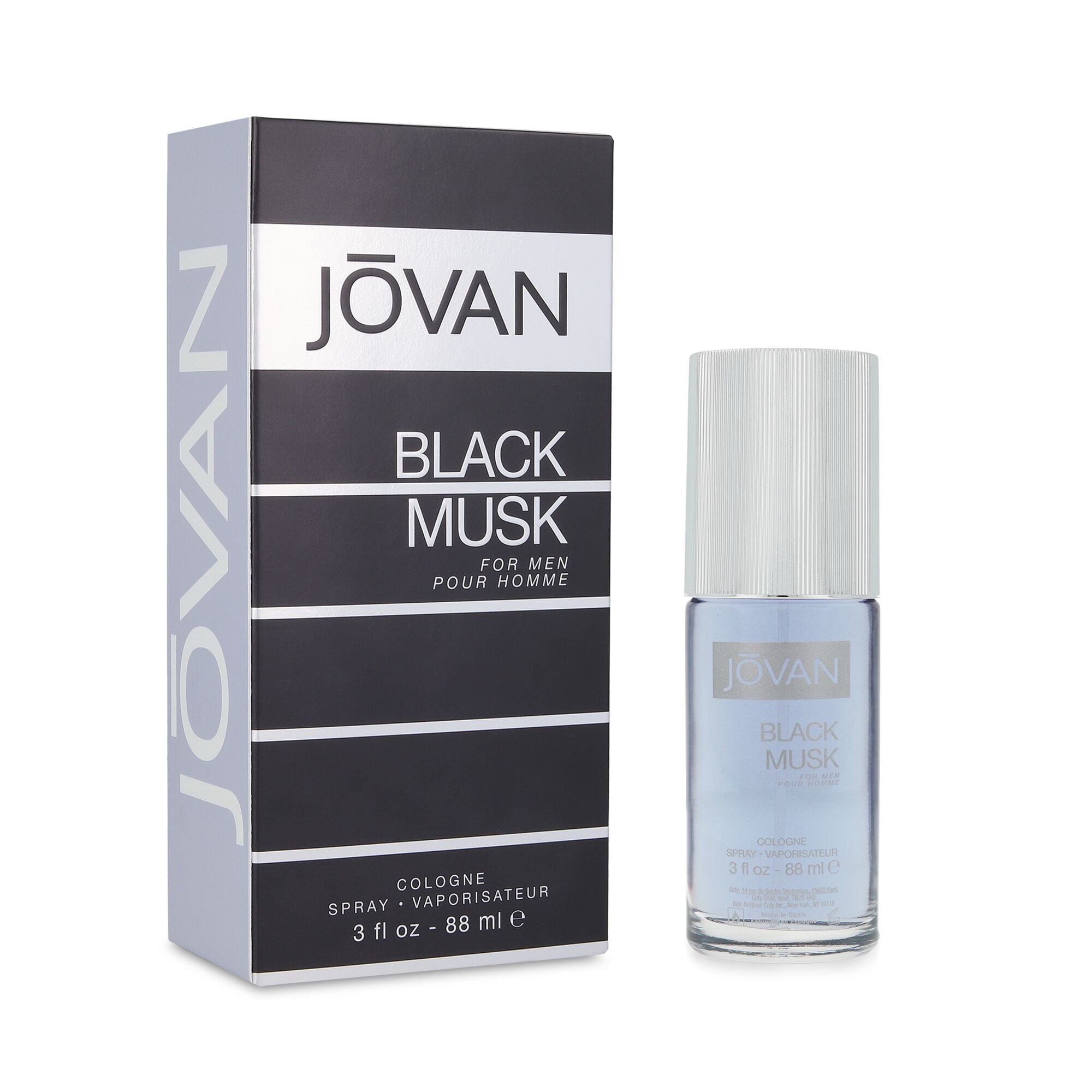 Jovan Black Musk Men 88 Ml Edc Spray Coty Black Musk Model | Walmart en ...