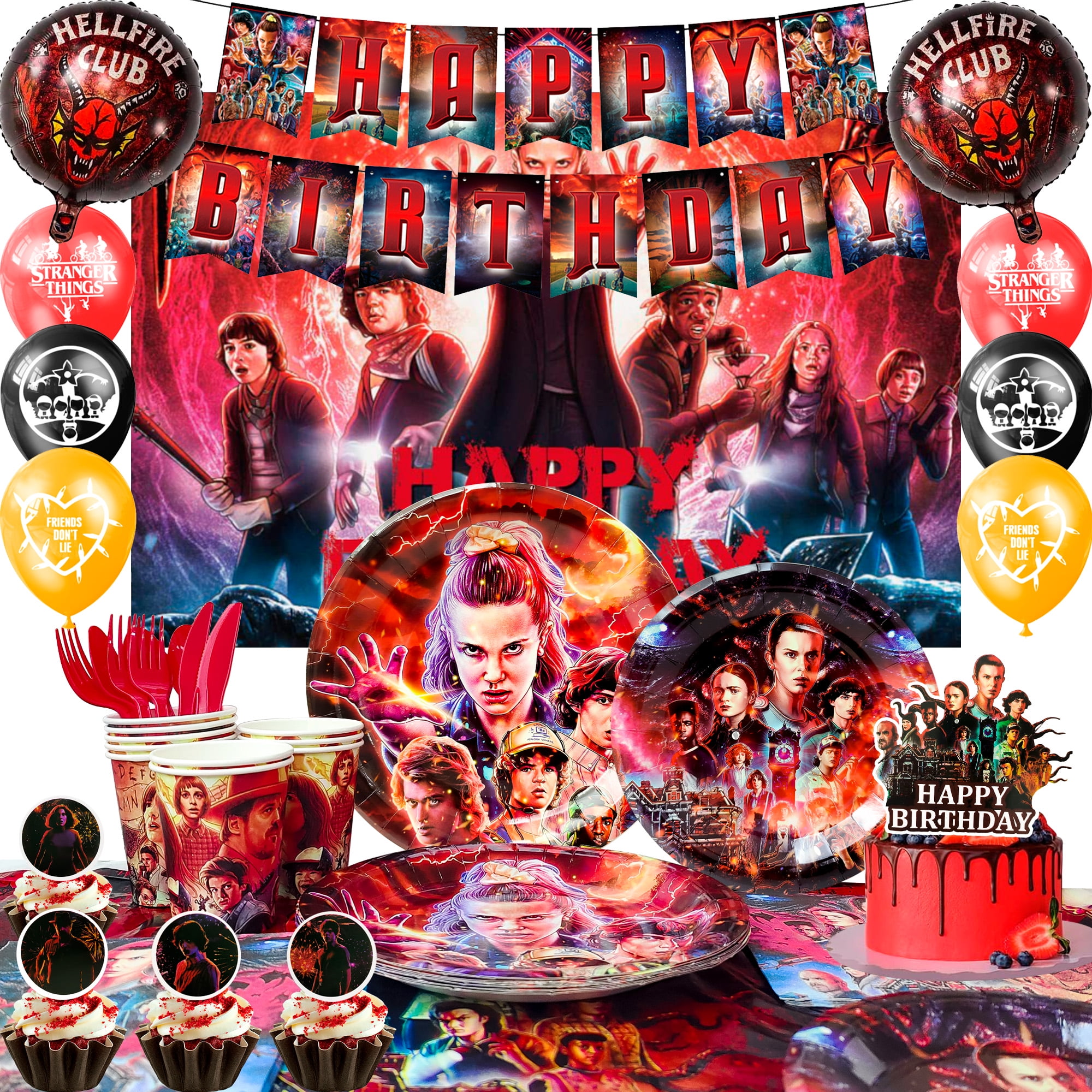 Click here for Elifjoydeco Spooky Mystery Party Supplies 114 Pcs... prices