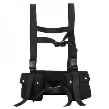 Waist Pack Chest Rig Bag Functional Radio Chest Harness Reflective Vest ...