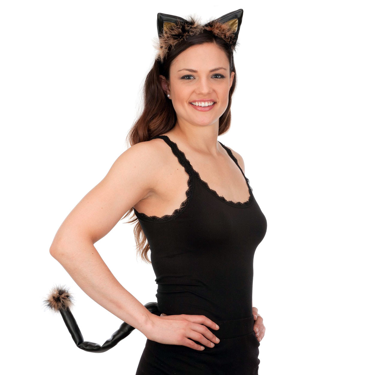 Vinyl Cat Costume Set - Walmart.com - Walmart.com