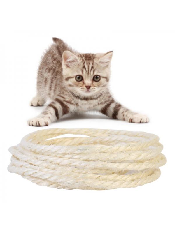MarinaVida 3/5M Sisal Rope DIY Cat Scratch Board for Cat Claw Natrual ...