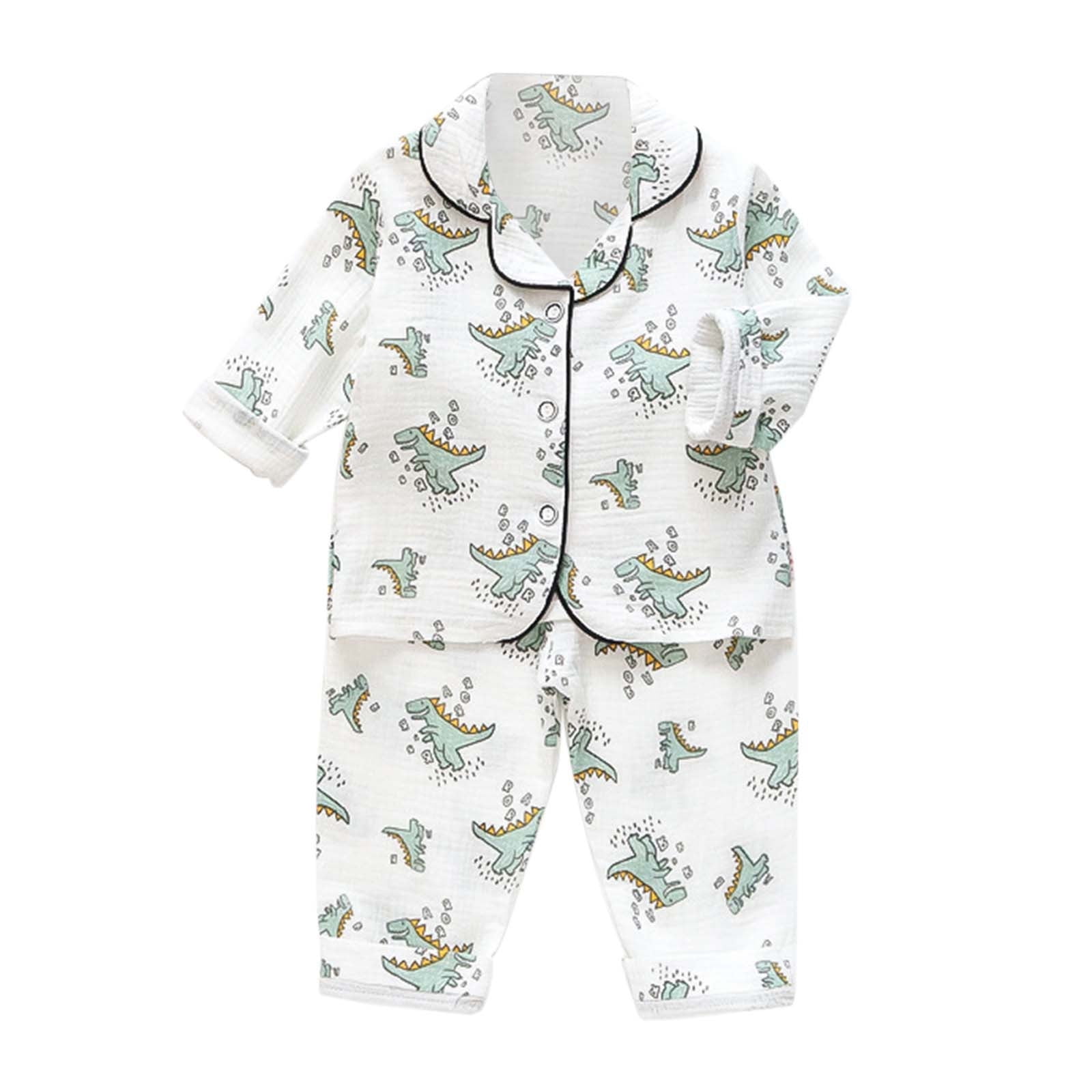 Click here for Zcn001 Girls Pajamas Toddler Baby Dinosaur Prints... prices