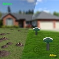 #1 Solar-Powered Mole, Vole, Gopher & Groundhog Repellent - Ultrasonic ...
