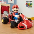 Super Mario Bros Remote Control Kart Racer Toy Car with Lights, Sounds ...