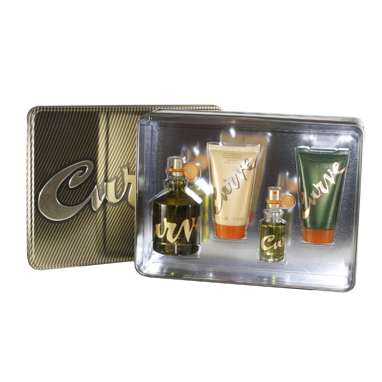 Curve 4 Pc. Gift Set ( Cologne Spray 0.5 Oz / 15 Ml + Skin Soother 2.5 ...