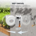 Giraffe Tools CW20 Retractable Garden Hose Reel 5/8" x 60 ft Heavy Duty ...