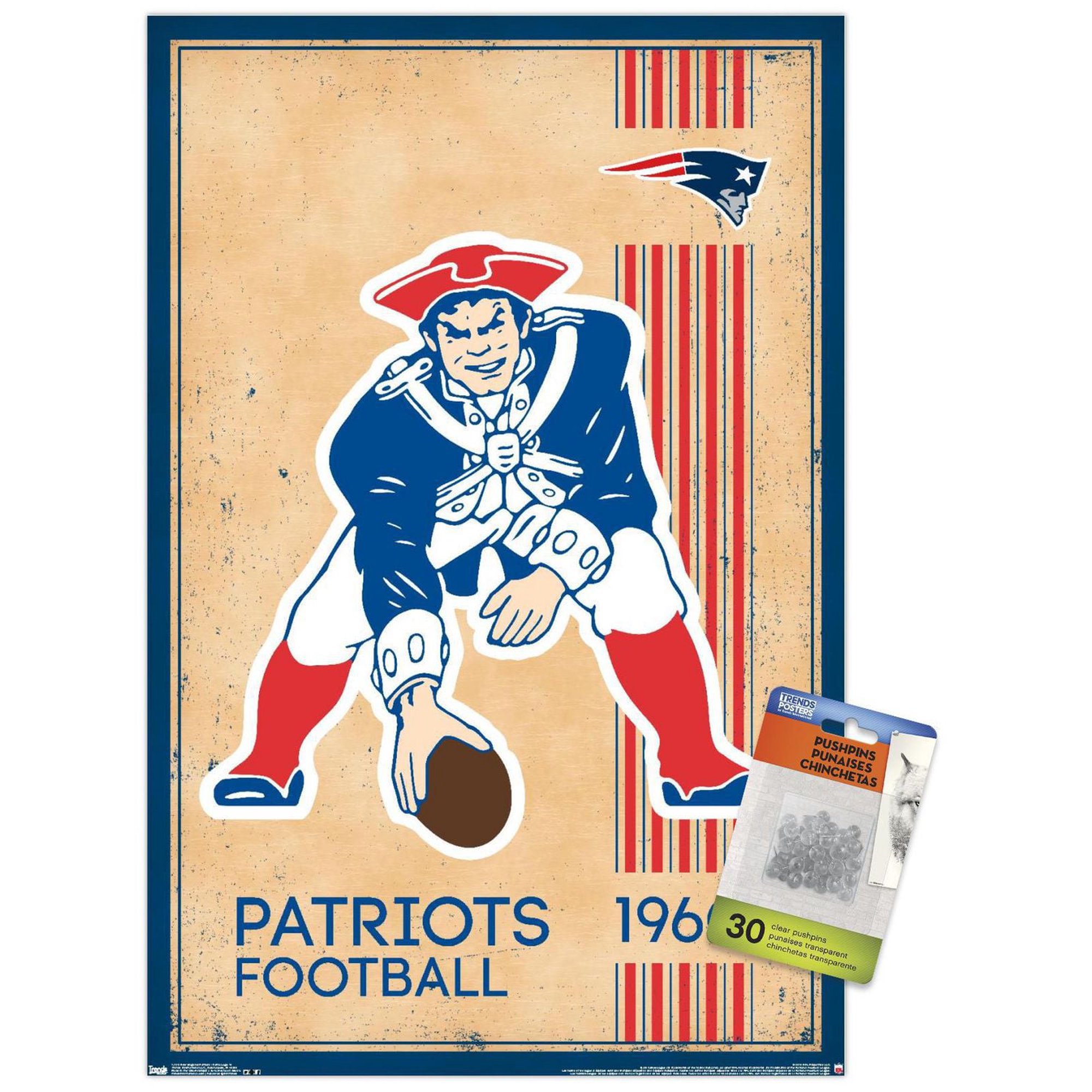 Click here for Trends International Nfl New England Patriots - Re... prices