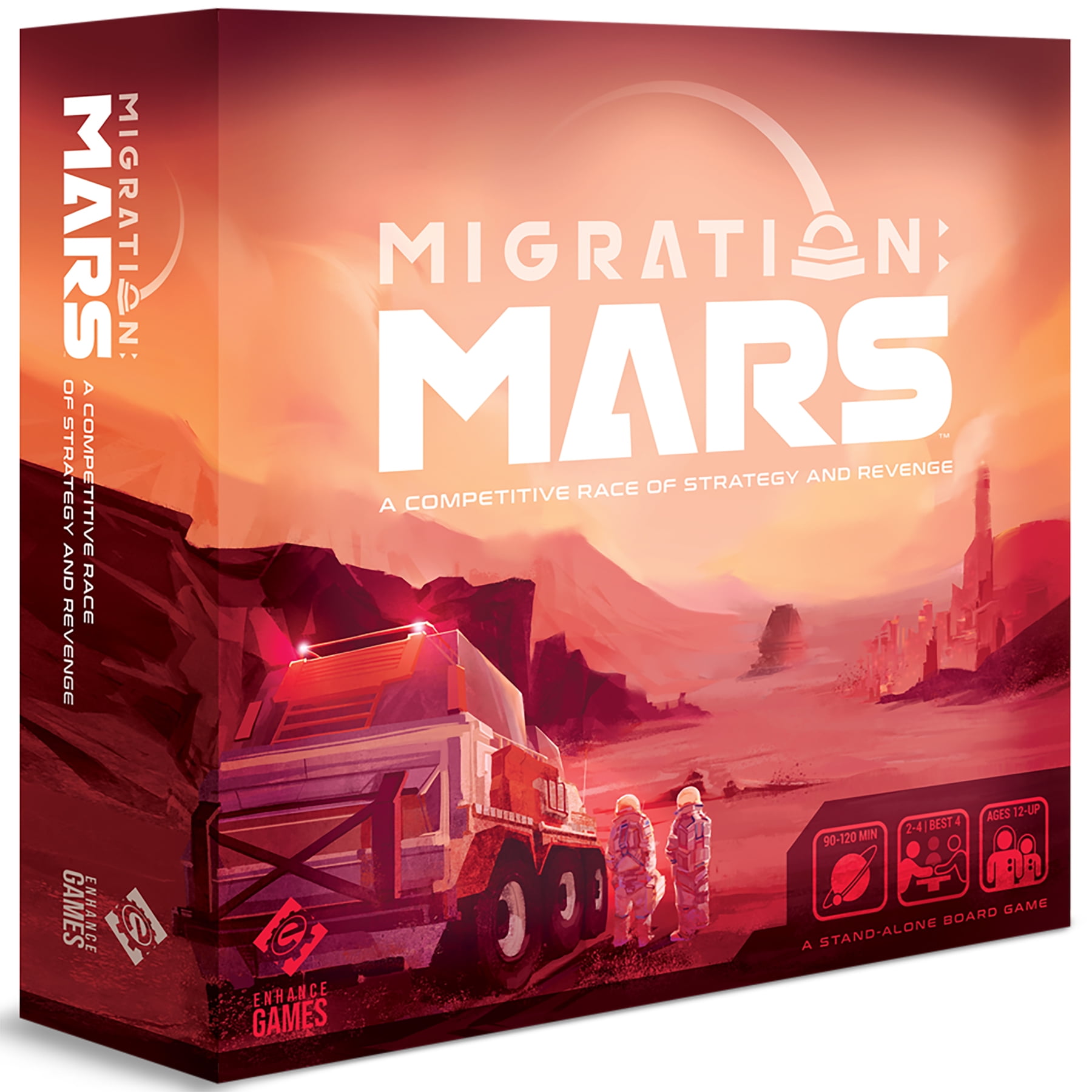 Enhance Games: Migration Mars - Strategy Board Game, 2-4 Players, Ages ...