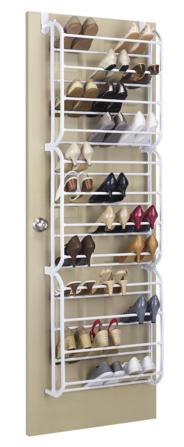 Zimtown Hanging Shoe Rack Over the door 36 Pair Closet Space Saver ...