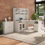 Bush Furniture Cabot Modern Assembled Small Storage Cabinet with ...