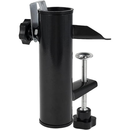 Parasol Holder Fixed Clip, Portable Adjustable Umbrella Base Stand ...