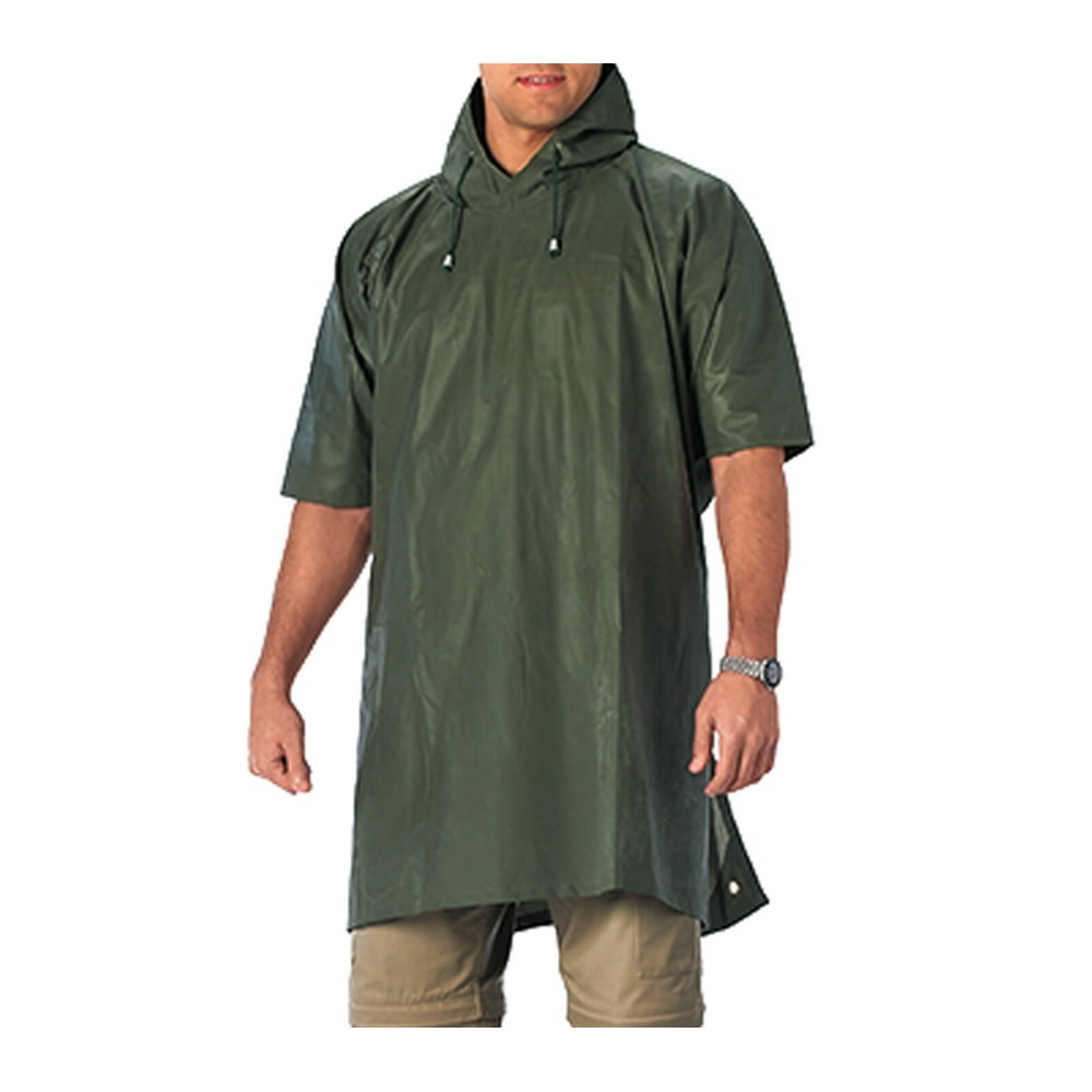 Rothco - Rothco Olive Drab Rubber Poncho - 3636 - Walmart.com - Walmart.com