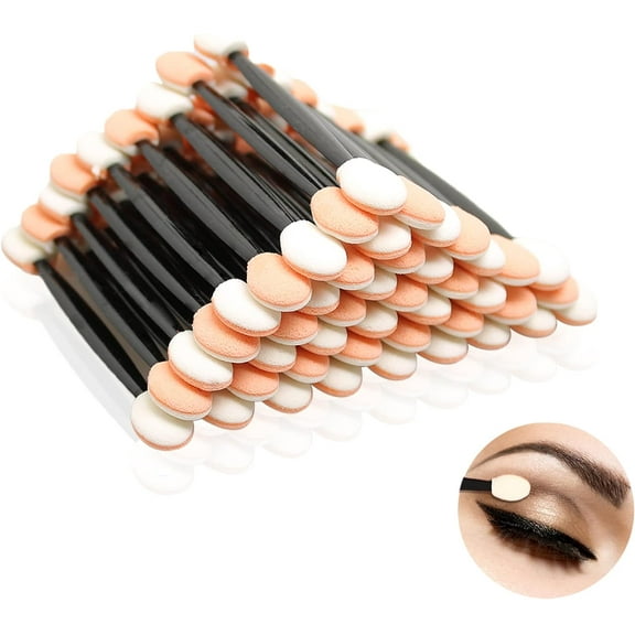 RAGUPEL Eyeshadow Applicators Makeup Brushes, 25PCS Disposable ...