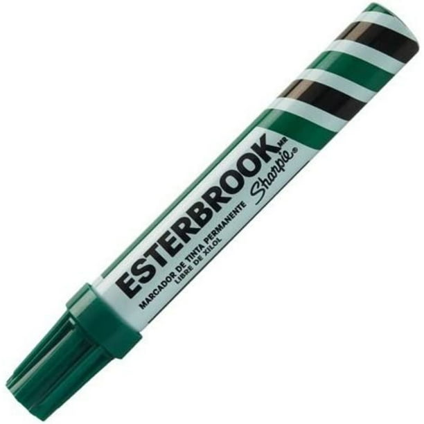 Marcador Permanente Sharpie Esterbrook Verde 6 piezas | Walmart en línea