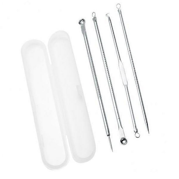 Bunblic 3-4pack 4 Piece Blackhead Comedone Blemish Extractor Remover ...