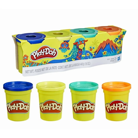 Play-Doh Bulk Dough Set - 50-Pack Assorted Colors, Non-Toxic, 1-Ounce ...